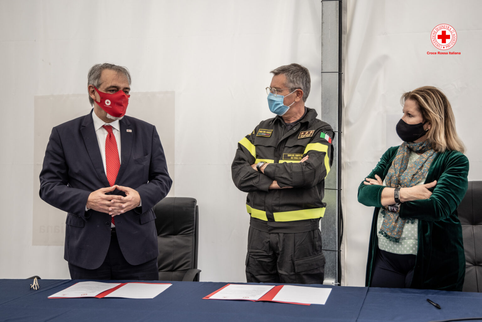 Firmato protocollo operativo Croce Rossa Italiana e Vigili del Fuoco ...