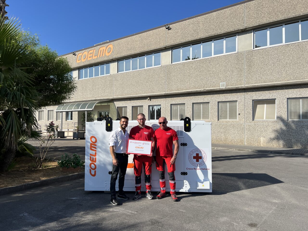 Coelmo SpA sostiene CRI Susa attraverso la donazione di un gruppo ...