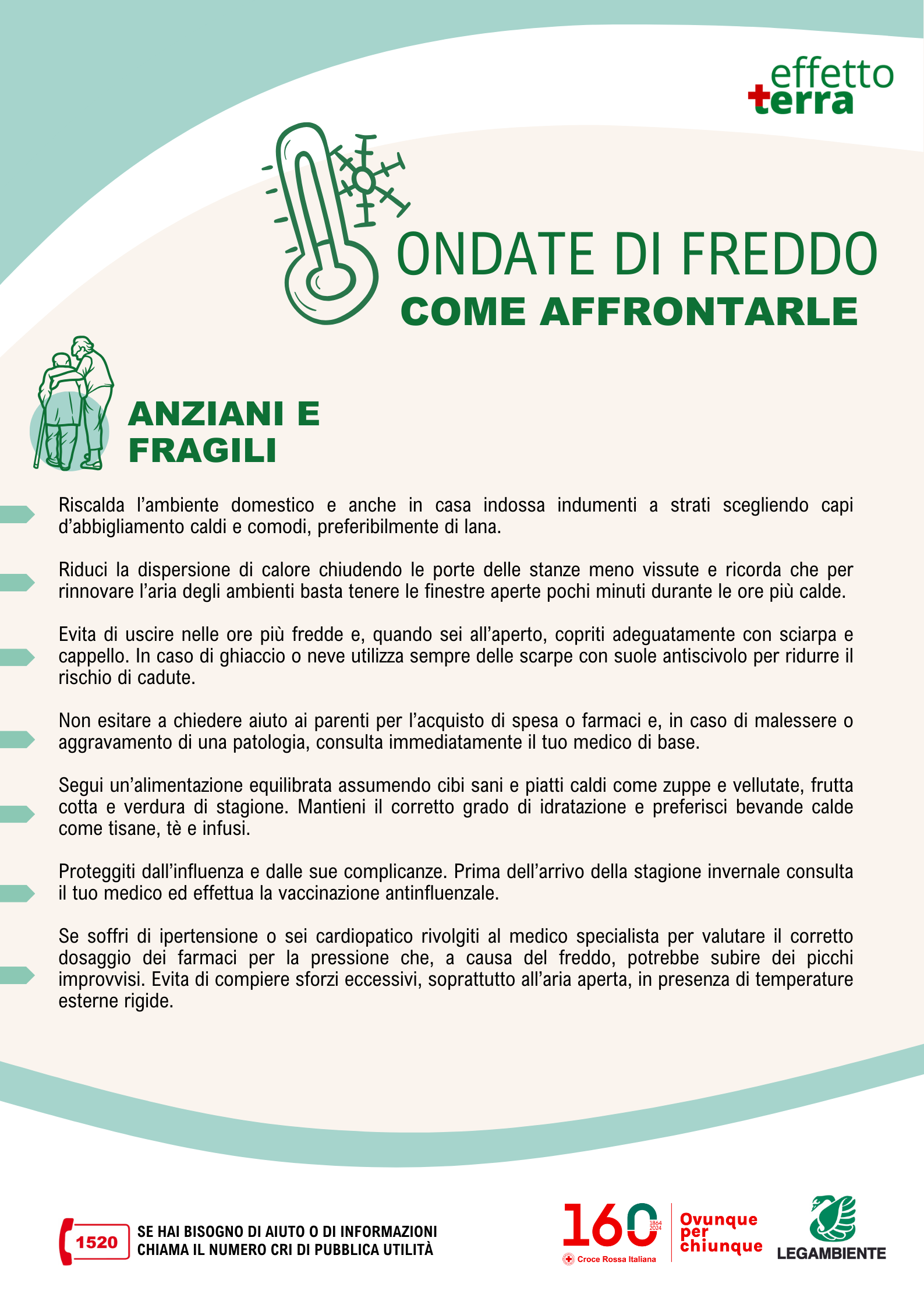 Ondate di freddo: CRI e Legambiente di nuovo insieme per l’iniziativa “Cresce il freddo, cresce ...