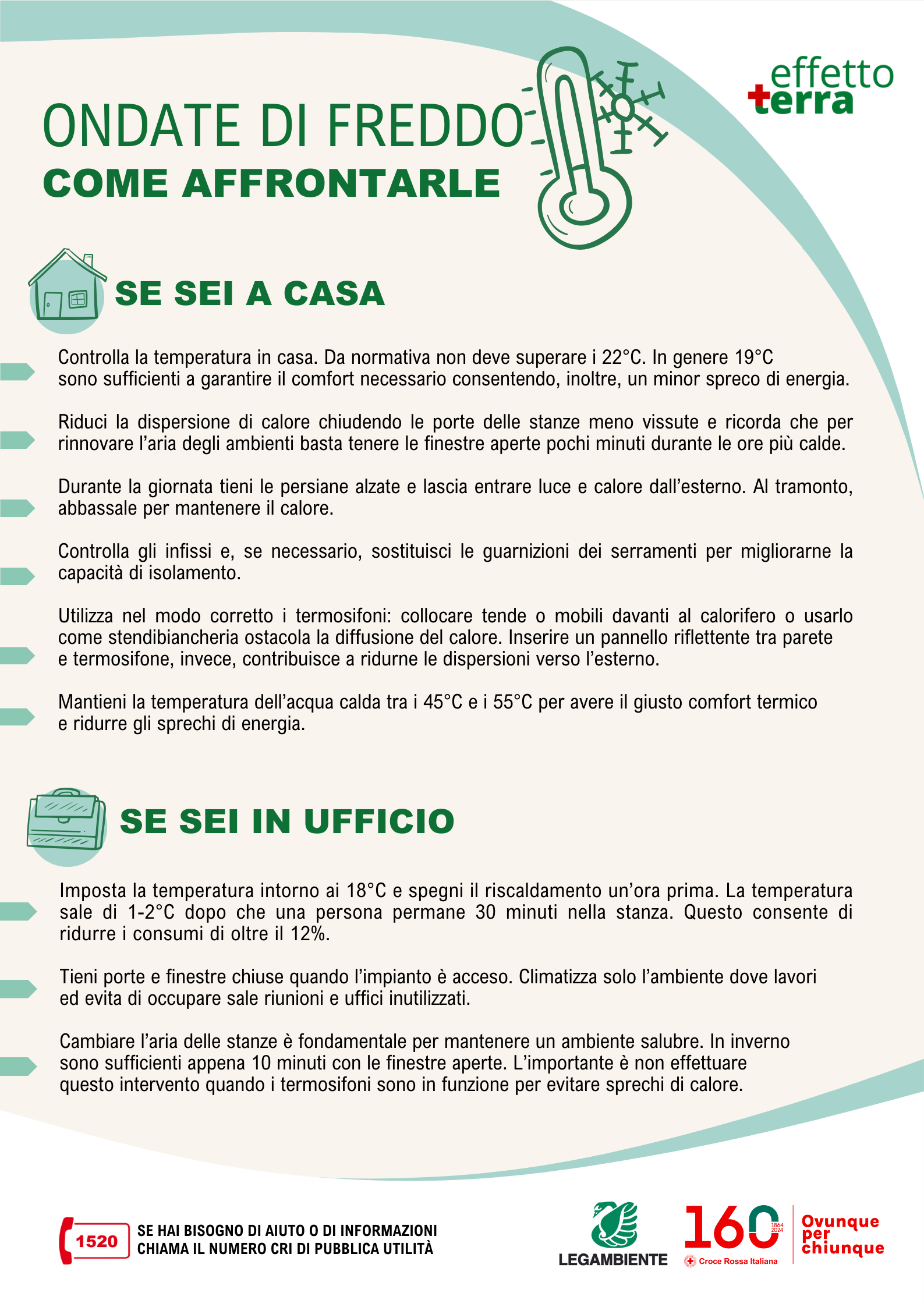 Ondate di freddo: CRI e Legambiente di nuovo insieme per l’iniziativa “Cresce il freddo, cresce ...